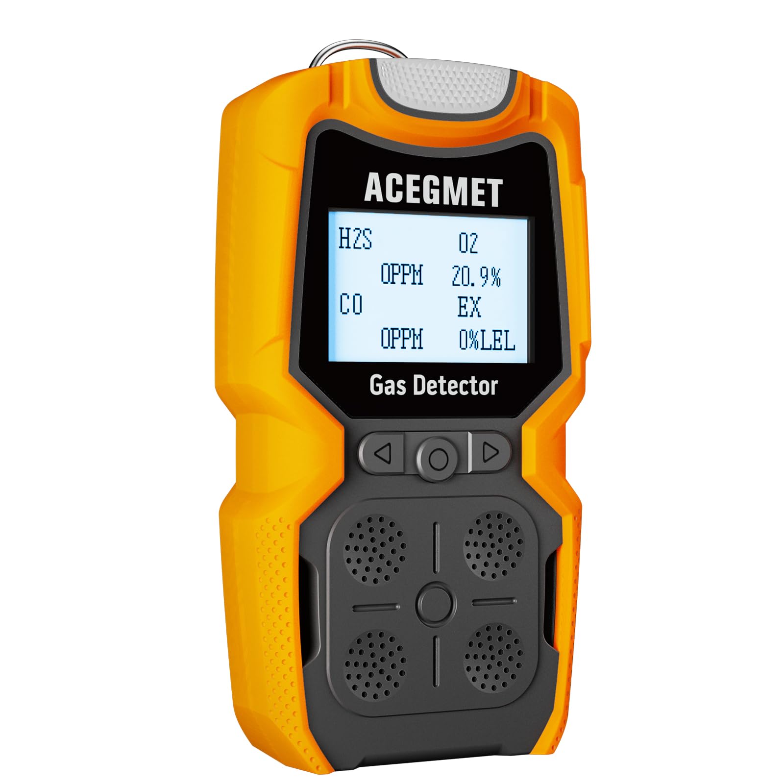 Detector de gas, monitor de gas ACEGMET 4, indicador múltiple (vibraci ...