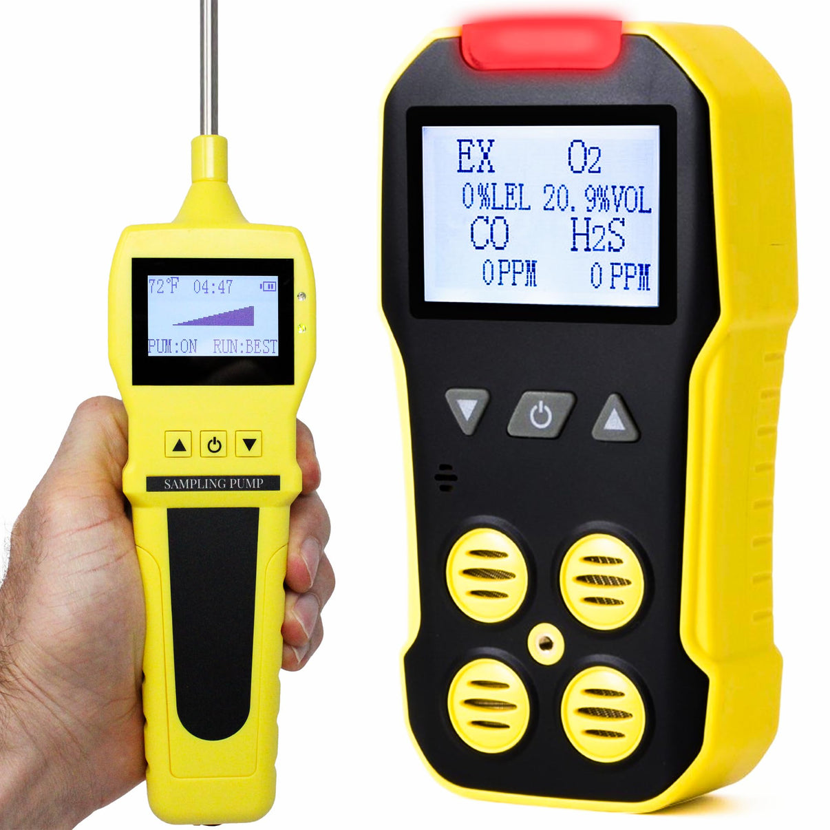 4 Monitor de Gas + Bomba de Forensics Detectors | Certificado de Calib ...