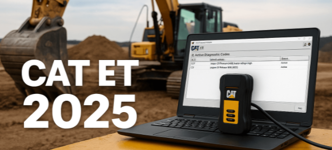 CAT ET 2025A – Software de diagnóstico Caterpillar (Instalacion en una ...