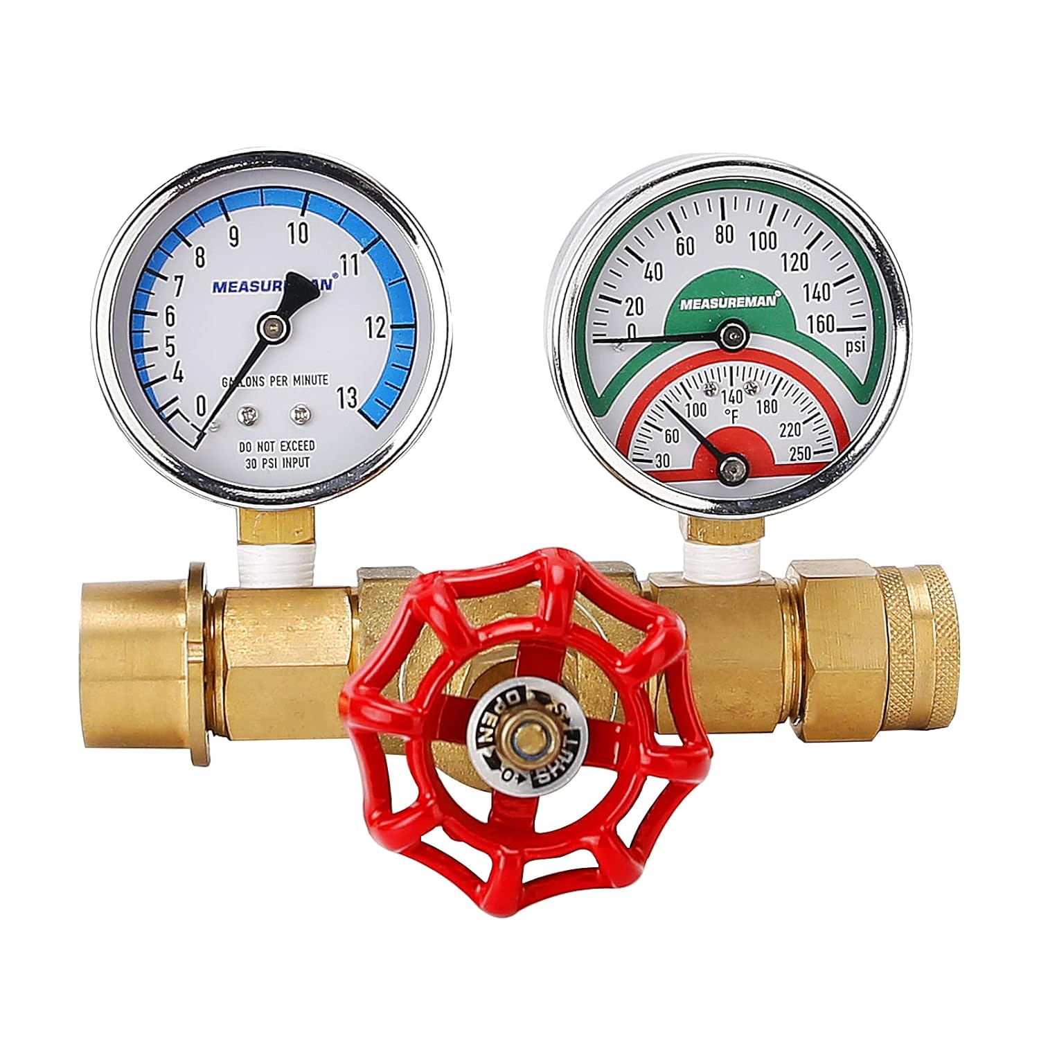 MEASUREMAN Water Flow, Temperature and Pressure Test Assembly – OKNE.mx