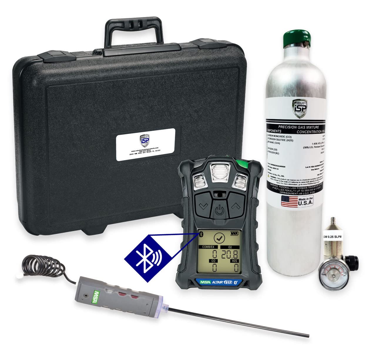 MSA 10110489 Altair 4X Kit de calibración y detector multigas + sonda ...