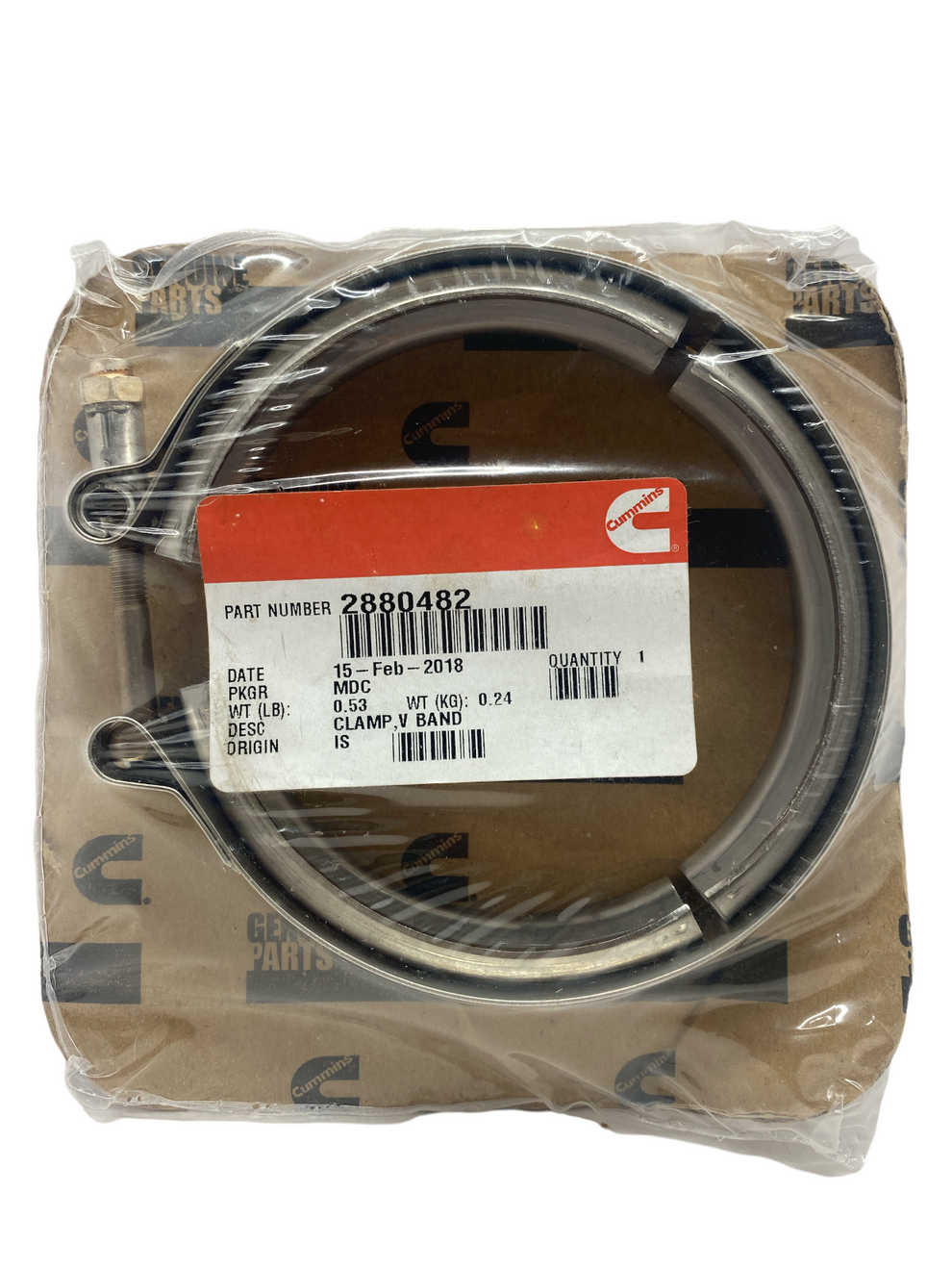 OEM CUMMINS CLAMP,V BAND 2880482 – OKNE.mx