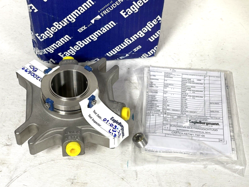 Eagle Burgmann CARTEX-ABTN/1.750"-00 316SS Mechanical Seal w/ Bushing ...